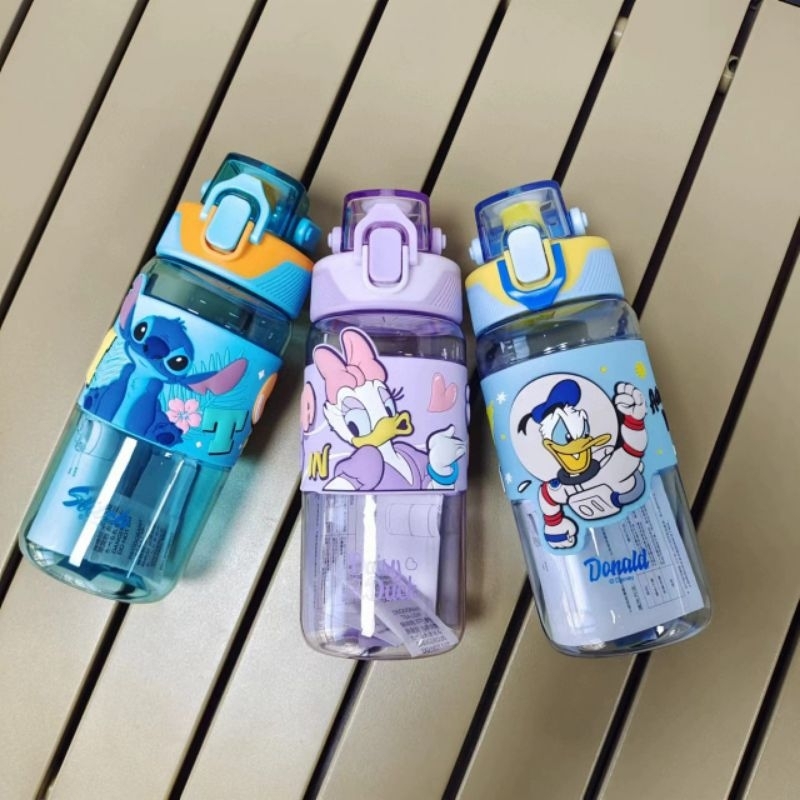 Jual botol minum sekolah disney mickey, donald duck, frozen, stitch ...