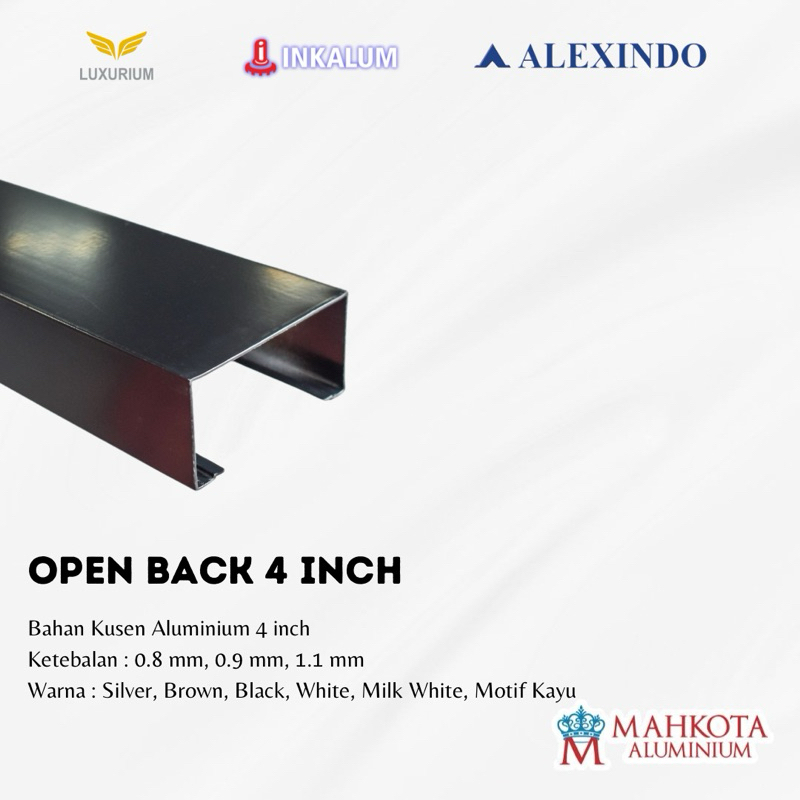 Jual Open Back 4 Inch Bahan Kusen Aluminium | Shopee Indonesia