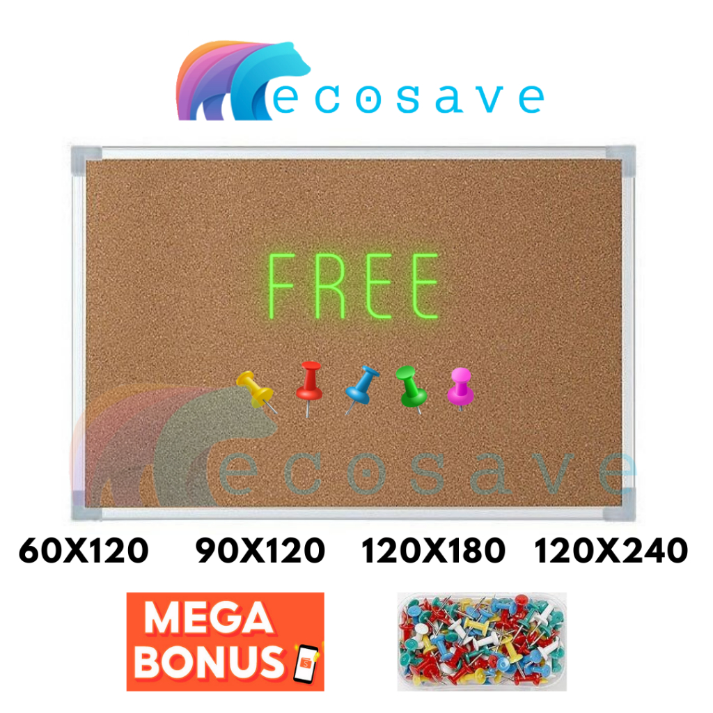 Jual Softboard Papan Pin Board Besar / Papan Mading Gantung Polos ...