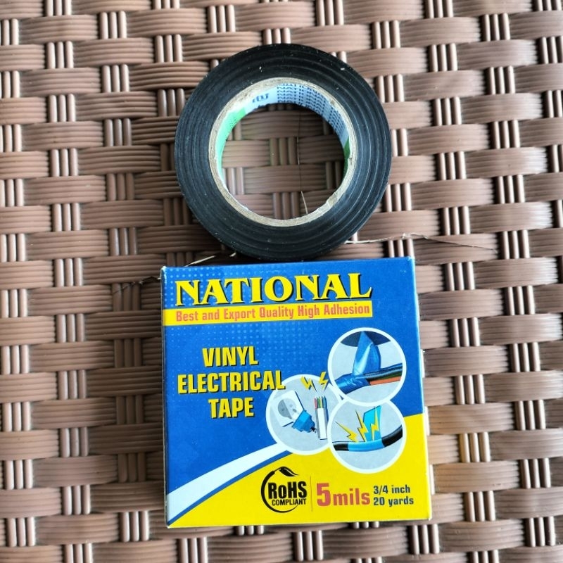 Jual ISolasi National 5 mils 20 Yard 3/4inch | Shopee Indonesia