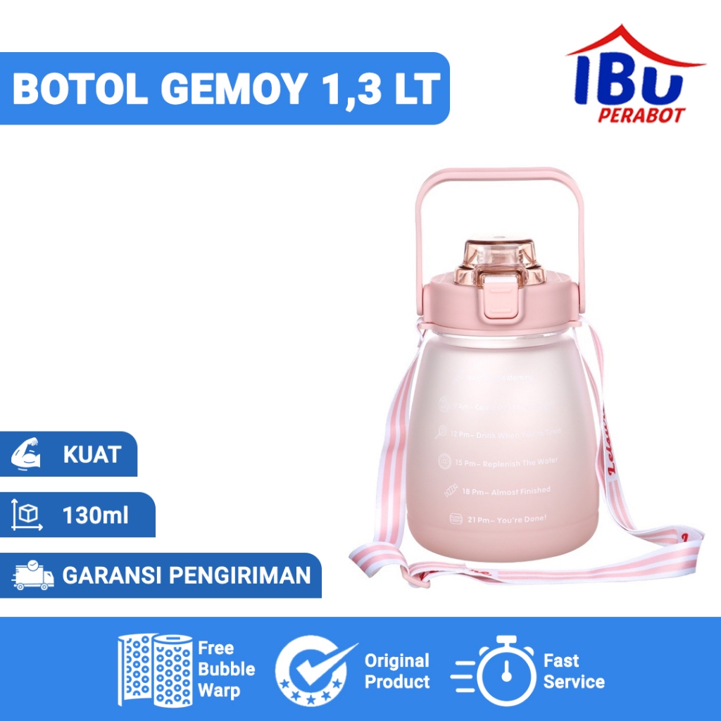 Jual BOTOL GEMOY 1,3 LT / Botol viral unik / botol minum | Shopee Indonesia