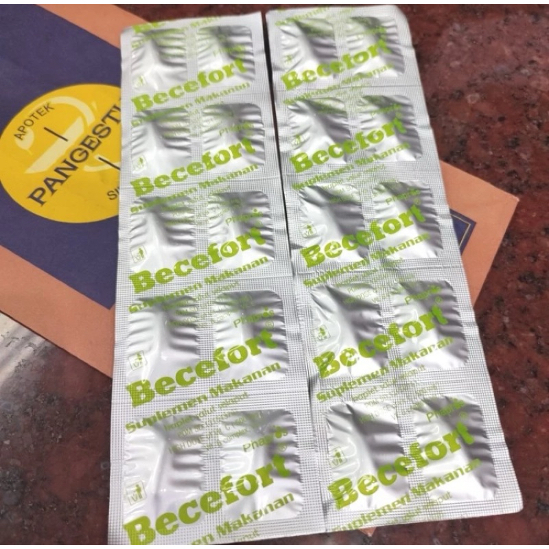 Jual Becefort multivitamin isi 10 | Shopee Indonesia