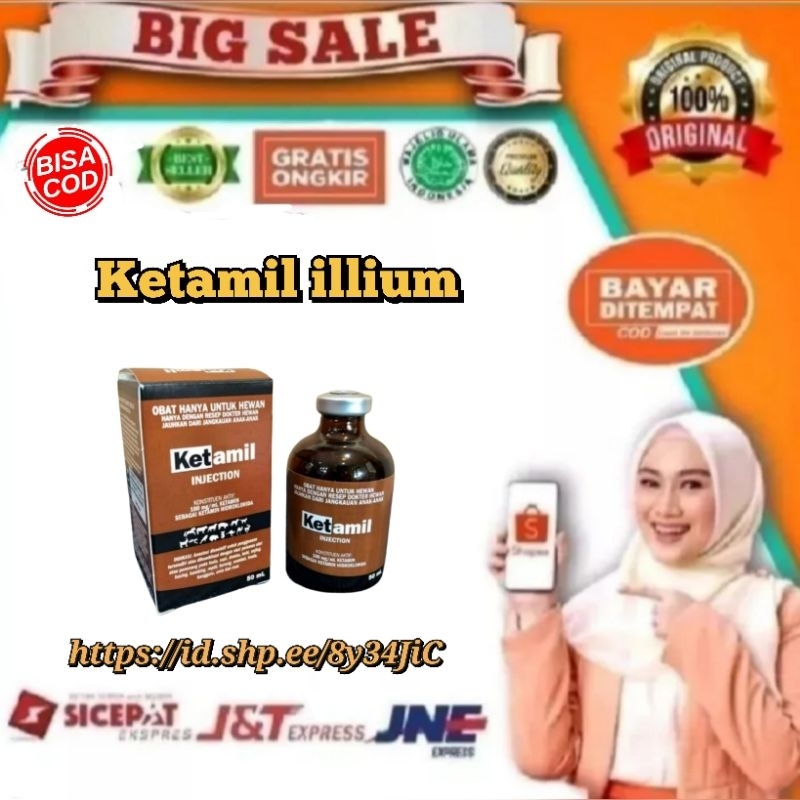 Jual KETAMIL ILLIUM 50ML ASLI ORIGINAL UNTUK SEGALA JENIS HEWAN ...