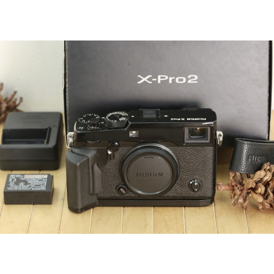 Jual Fujifilm Fuji X-PRO 2 Body Only + Hand Grip MHG XPRO3 Fullset B225 | Shopee Indonesia