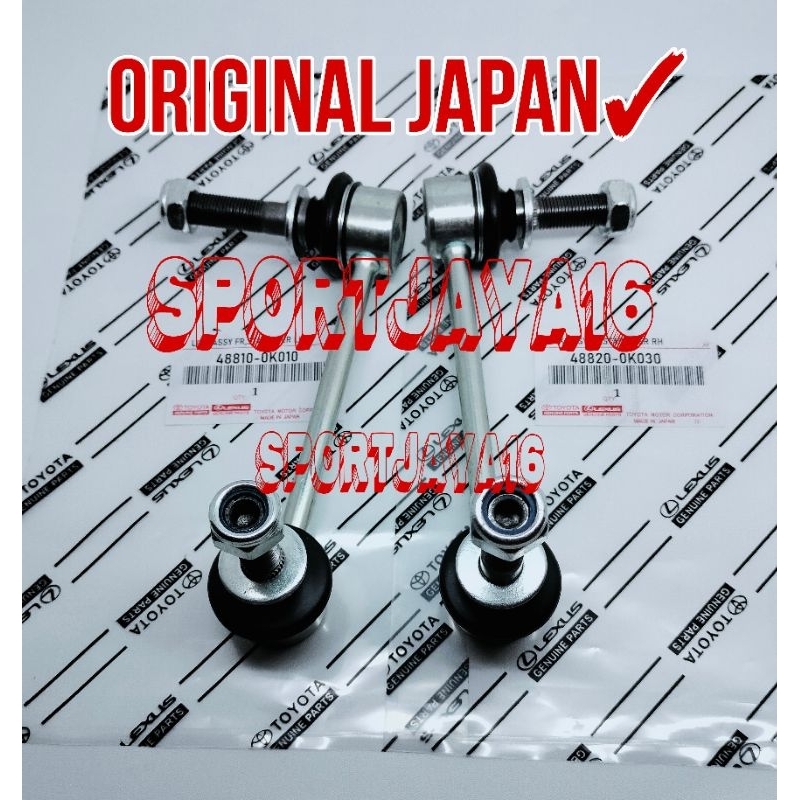 Jual STABILIZER LINK STABIL DEPAN FORTUNER VRZ / HILUX REVO 1SET JAPAN ...