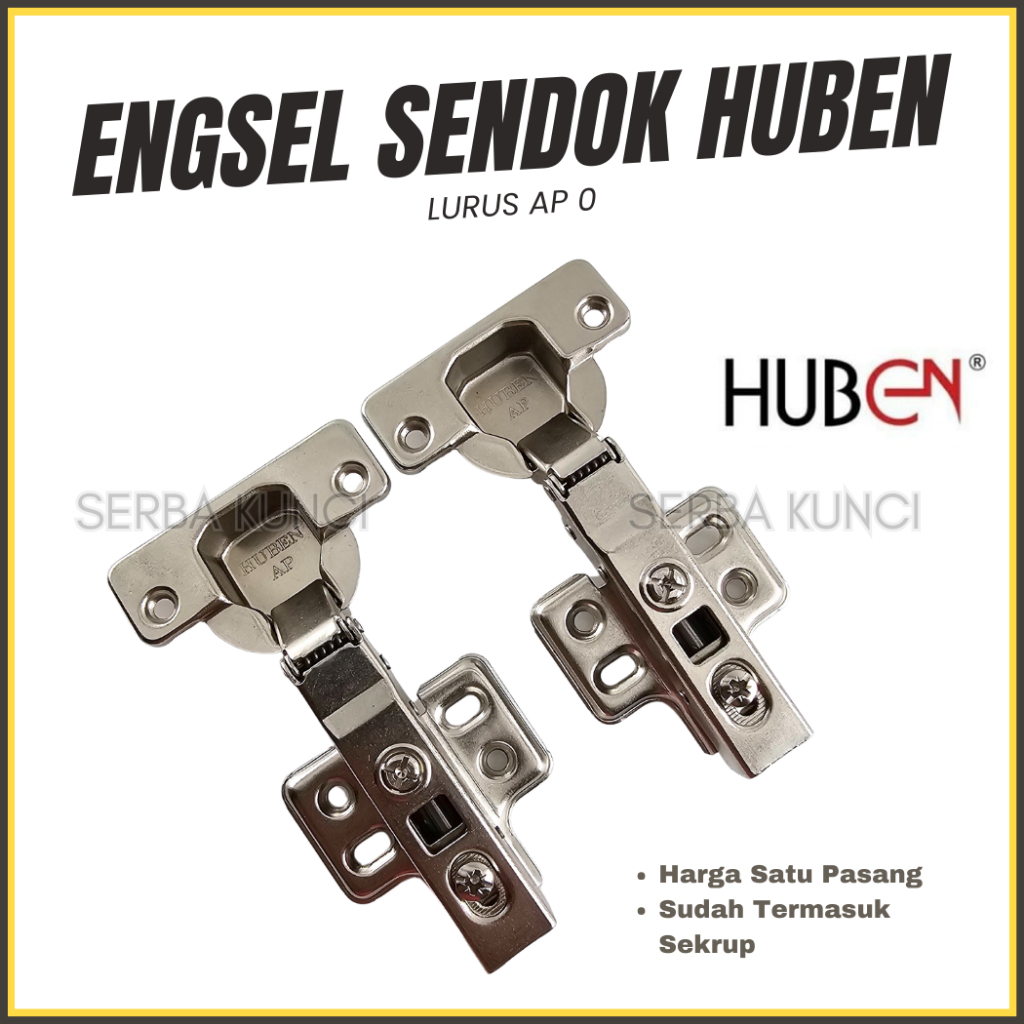 Jual Engsel Sendok Lurus Huben AP8 Slow Motion Hidrolis Hidrolik ...