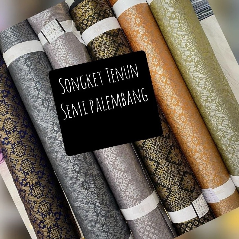 Jual HOT PRODUK KAIN SONGKET BAHAN SONGKET SONGKET TENUN BAKAL SONGKET ...