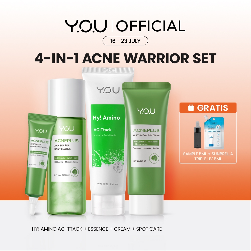 Jual YOU Acneplus 4-in-1 Bundle | Exfoliating Toner, Acne Spot, Multi ...