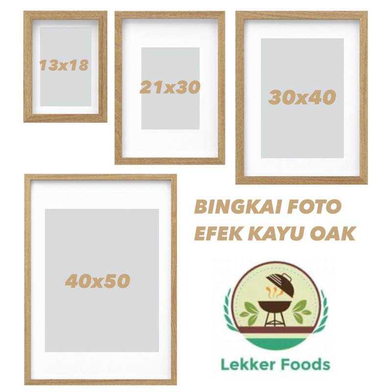 Jual Bingkai Foto Kayu / Frame Pajangan Gambar Dinding Rodalm All Sizes | Shopee Indonesia