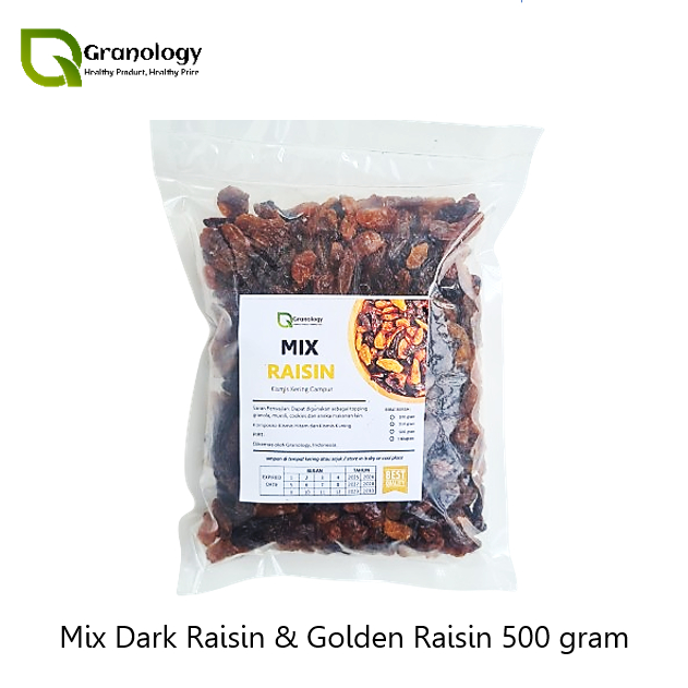 Jual Mix Raisin 500 gram (Dark Raisin & Golden Raisin) | Shopee Indonesia