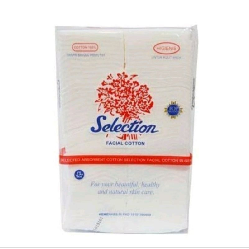 Jual kapas selection facial cotton 35 gr / kapas wajah 35 gr | Shopee ...