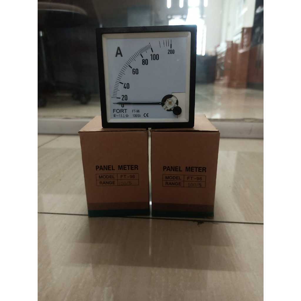 Jual Panel Meter FT 96 100 5A Merk Fort | Shopee Indonesia