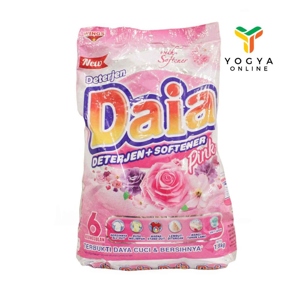 Jual Daia Powder Detergent / Deterjen Bubuk Softener 1.5 Kg | Shopee Indonesia