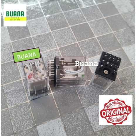 Jual Relay MY4N 220Vac / 24Vdc /12Vdc 14 pin relay my4 | Shopee Indonesia