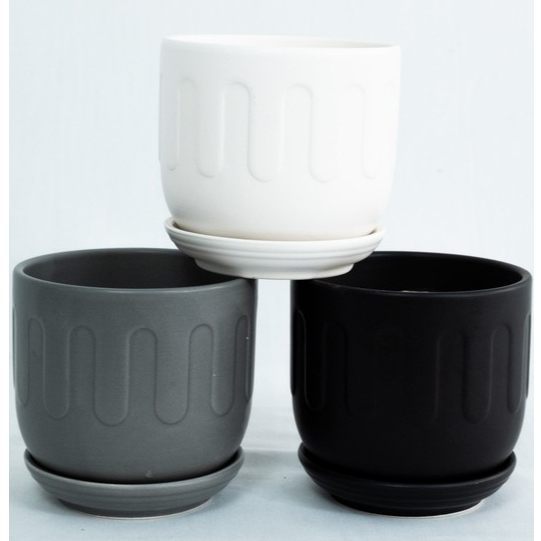 Jual Pot Keramik Pot Tanaman Hias Pot Mini Berbagai Warna | Shopee ...