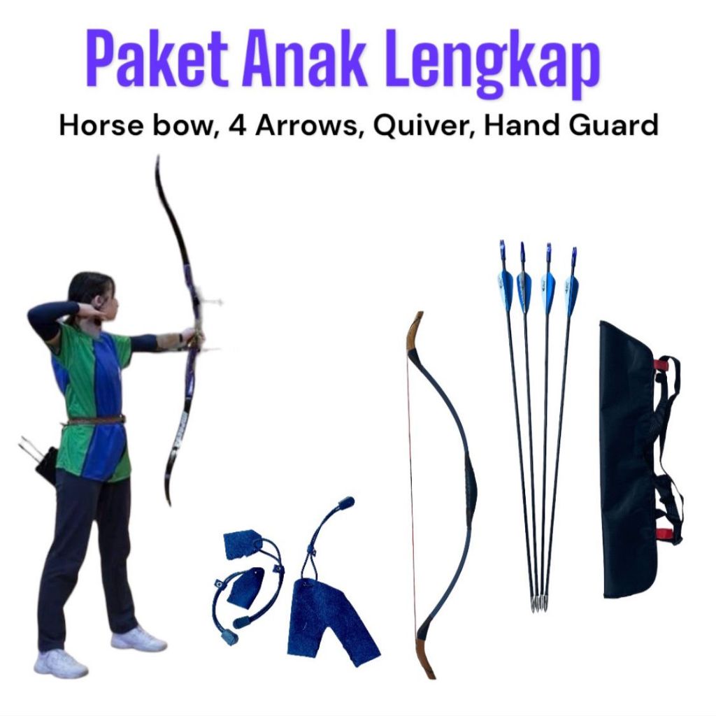 Jual PAKET PANAHAN ANAK LENGKAP PEMULA UNTUK ANAK TK DAN SD MURAH ...