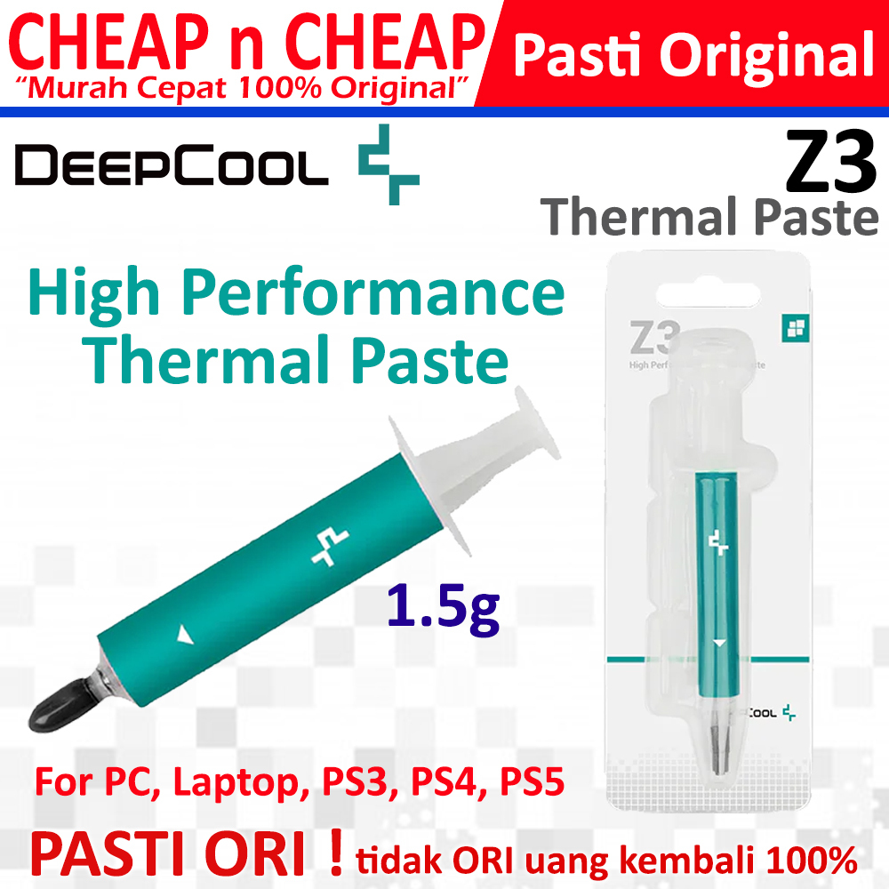 Jual Thermal Paste Deepcool Z3 Pasta Prosesor PC Laptop PS Deep Cool ...