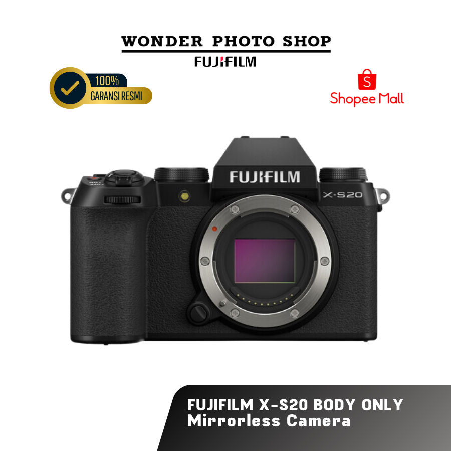 Jual Fujifilm XS20 Fujifilm X-S20 Kamera Mirrorless Garansi Resmi | Shopee Indonesia