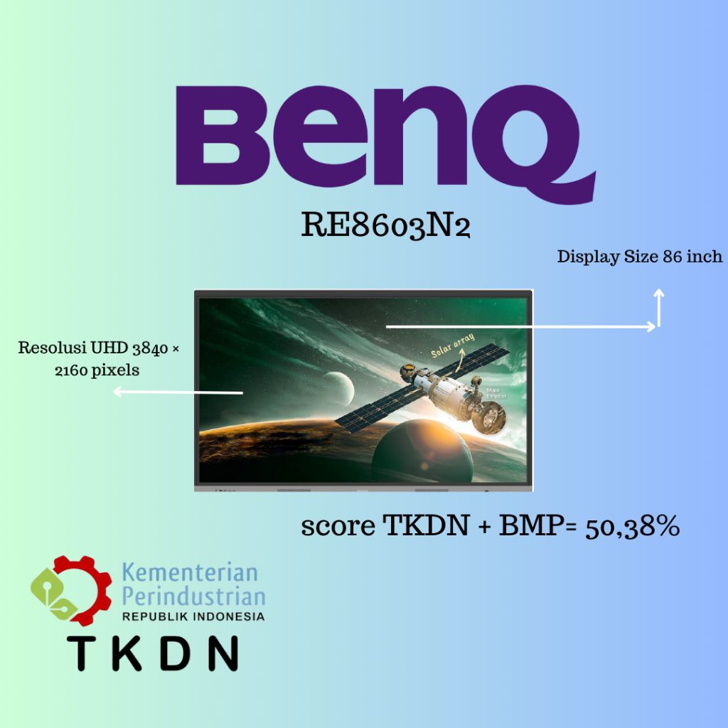 Jual INTERACTIVE FLAT PANEL BENQ RE8603N2 IFP BENQ 86 INCH | Shopee Indonesia