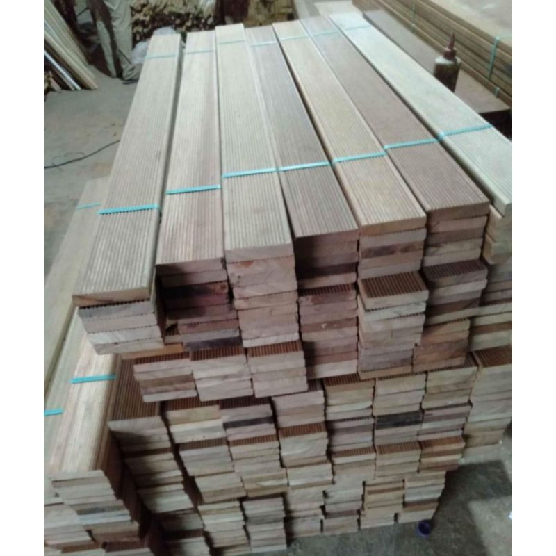 Jual Kayu Decking Kayu Ulin Sulawesi Lebar 9 cm | Shopee Indonesia