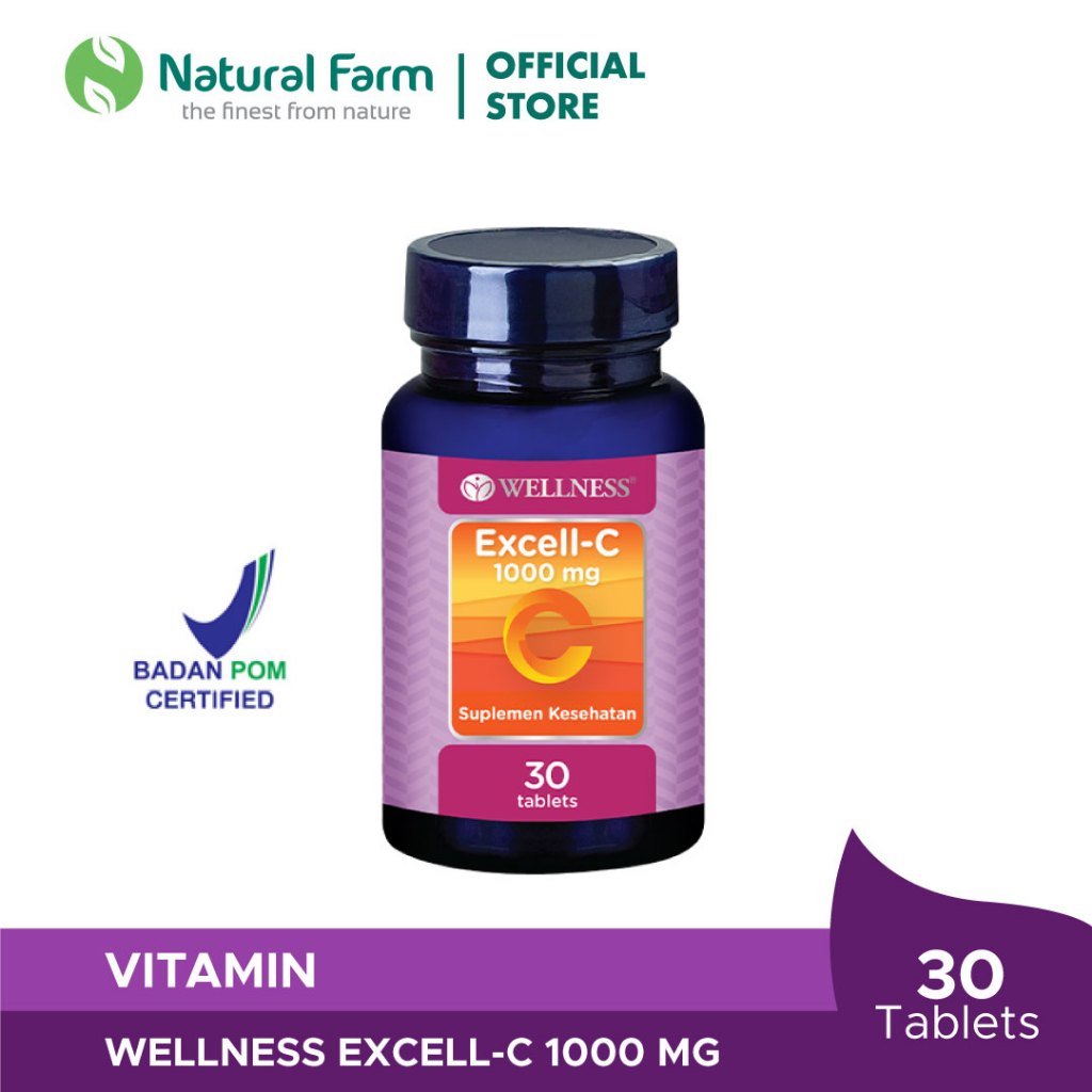 Jual Wellness Excell C 1000mg - 30 Tablet | Shopee Indonesia