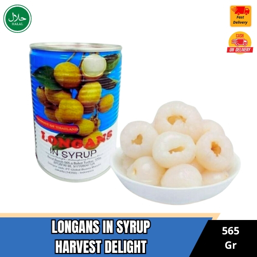 Jual Longan Kaleng HARVEST DELIGHT / Longans in Syrup / Lengkeng Kaleng ...
