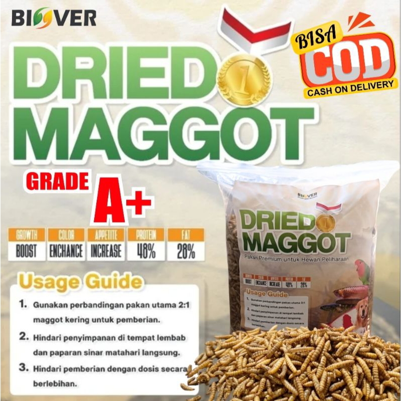 Jual Maggot Magot BSF Kering 1Kg Grade A+ Premium Pakan Hewan Ternak ...