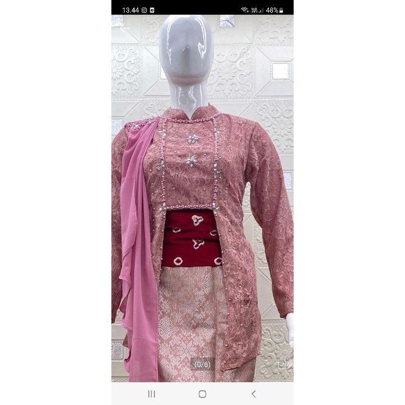 Jual Angkin jumputan instan/ Angkin kebaya/korset kebaya/obi katun ...