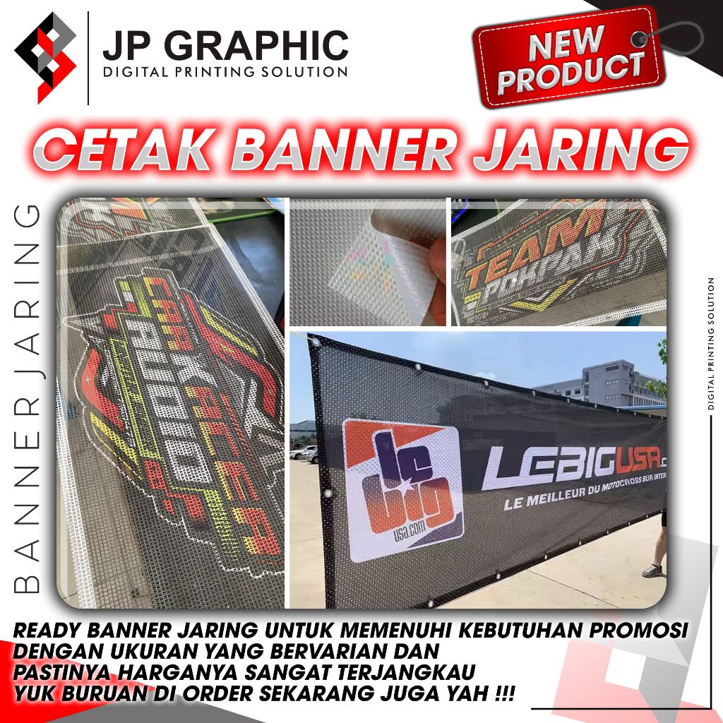 Jual CUSTOM UKURAN BANNER JARING SOUND SYSTEM MINIATUR HOREG COCOK ...