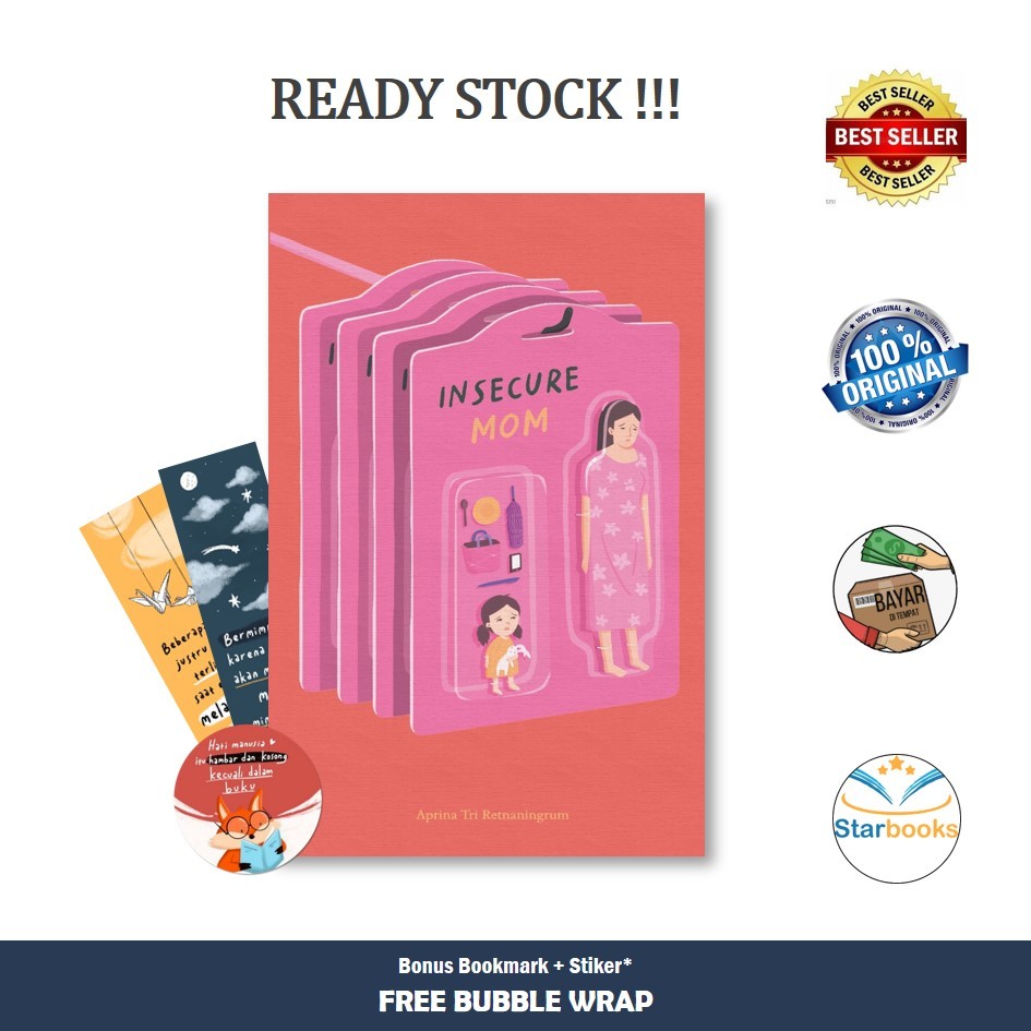 Jual Buku Insecure Mom: Semua Ibu Berhak Bahagia By Aprina Tri R ...