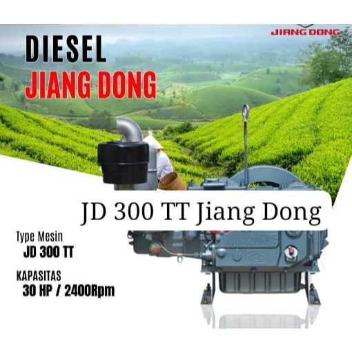 Jual JD 300TT TANPA STARTER MESIN DIESEL JIANGDONG | Mesin Penggerak ...