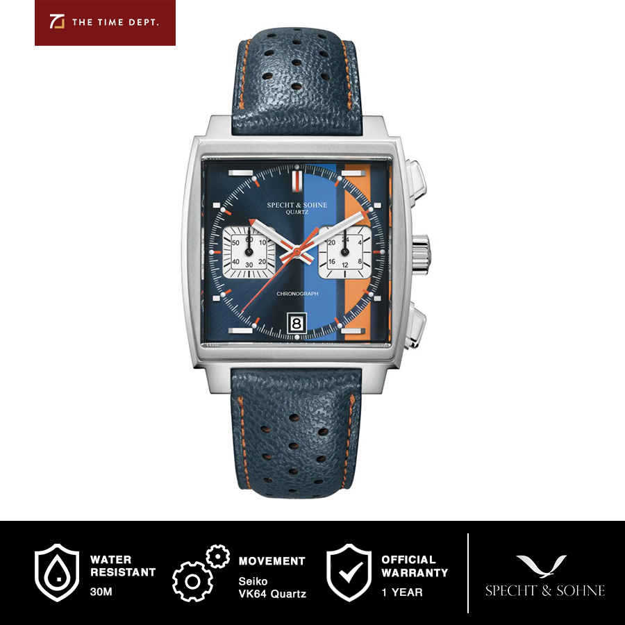 Jual Specht & Sohne SP0009-1 Chronograph Homage Jam Tangan Quartz Seiko ...