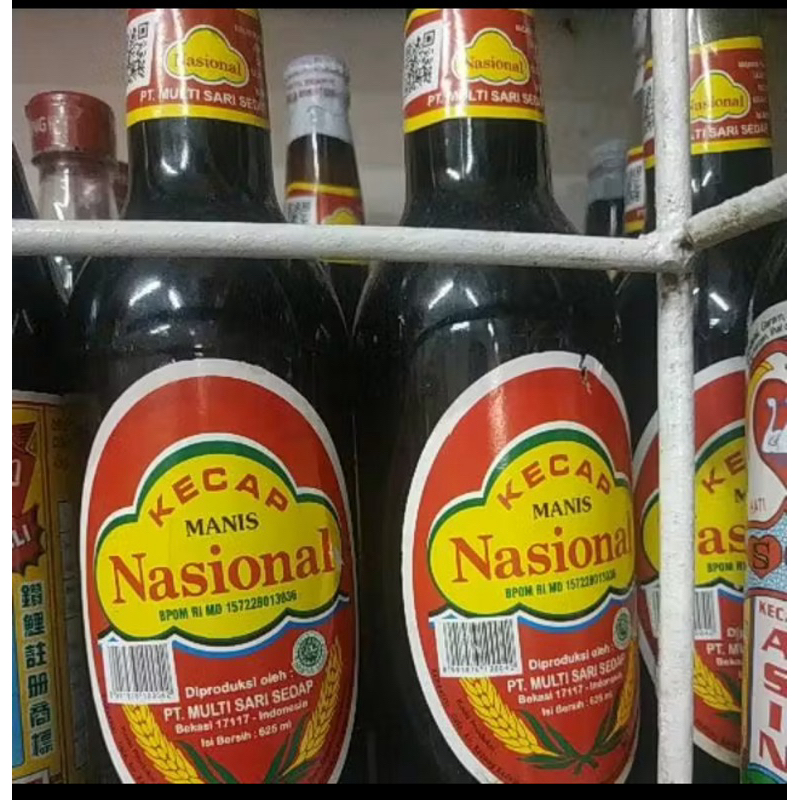 Jual (Sameday/ Instant) 1 ls Kecap Nasional botol 12 botol | Shopee ...