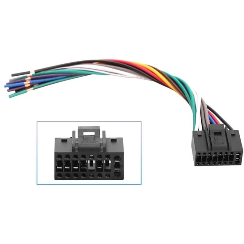 Jual SOKET HEAD UNIT JVC KENWOOD 16 PIN | Shopee Indonesia