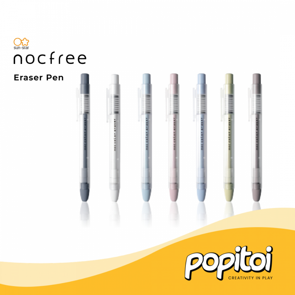 Jual Sun Star Noc Color Pencil Eraser Pen Penghapus Pensil bentuk ...