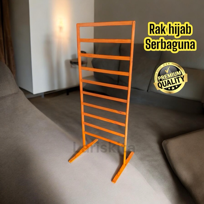 Jual Rak Hijab rak mukena Gawang Pasmina Serbaguna rak pakaian rak ...