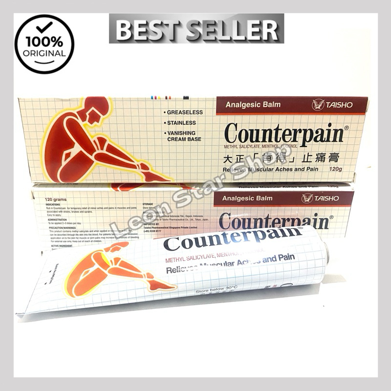 Jual Counterpain Singapore Analgesic Balm 120g | Shopee Indonesia