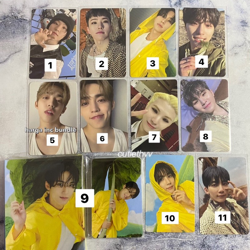 Jual [SALE] PC SEVENTEEN OFFICIAL HOSHI SCOUPS JEONGHAN MINGYU DINO WOOZI 17 RIGHT HERE DEAR GV ...