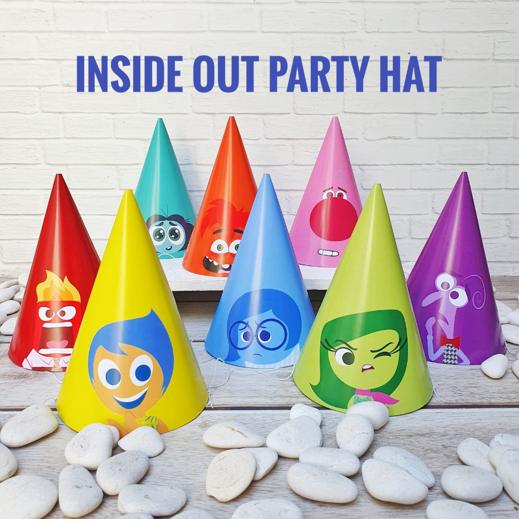 Jual Inside Out Party Hat Topi Pesta Perlengkapan Dekorasi Ulang Tahun ...