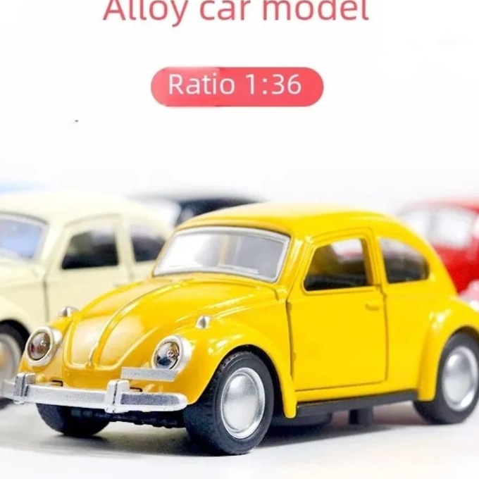 Jual KF7 Diecast Mobil Volkswagen Beetle VW Kodok Miniatur Mobil Mainan ...