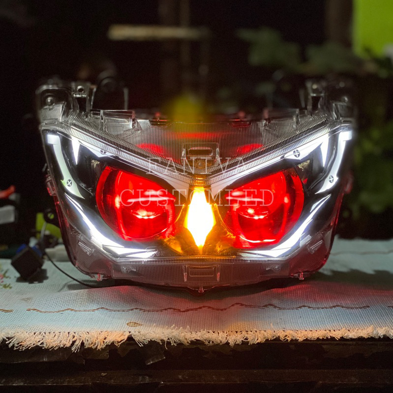 Jual BILED NMAX NEW MODEL DARES PAKET ALIS BILED 2.5" dan SINGLE 3" DAN ...