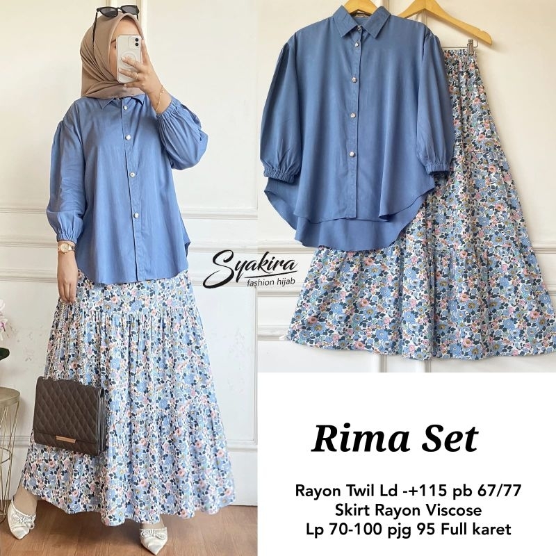 Jual (COD) RIMA SET // ORIGINAL SYAKIRA // BEST QUALITY | Shopee Indonesia