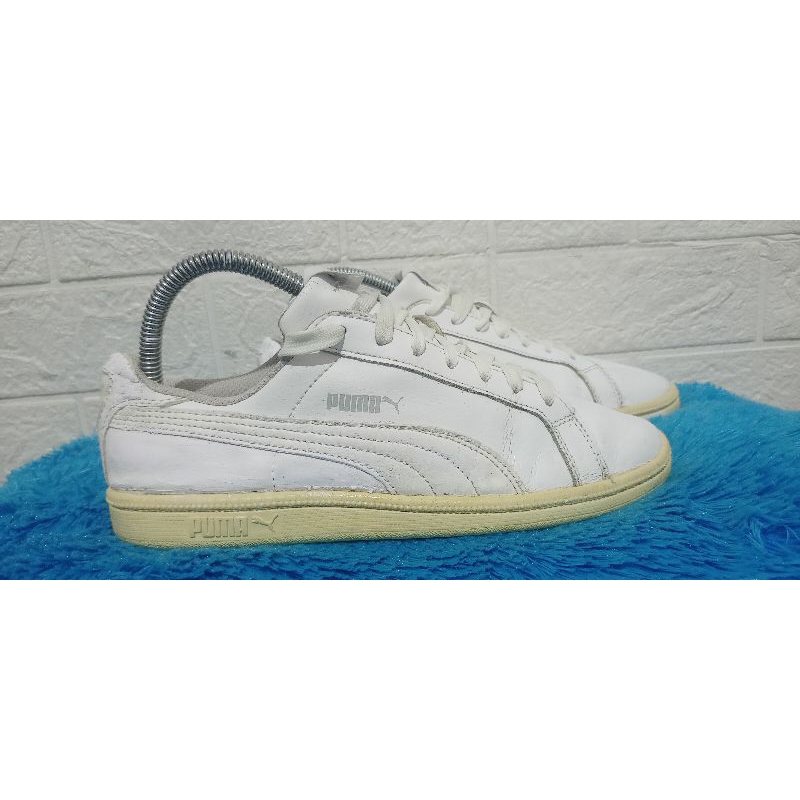 Jual Sepatu Puma Smash Trainer low white. size 38. second original ...