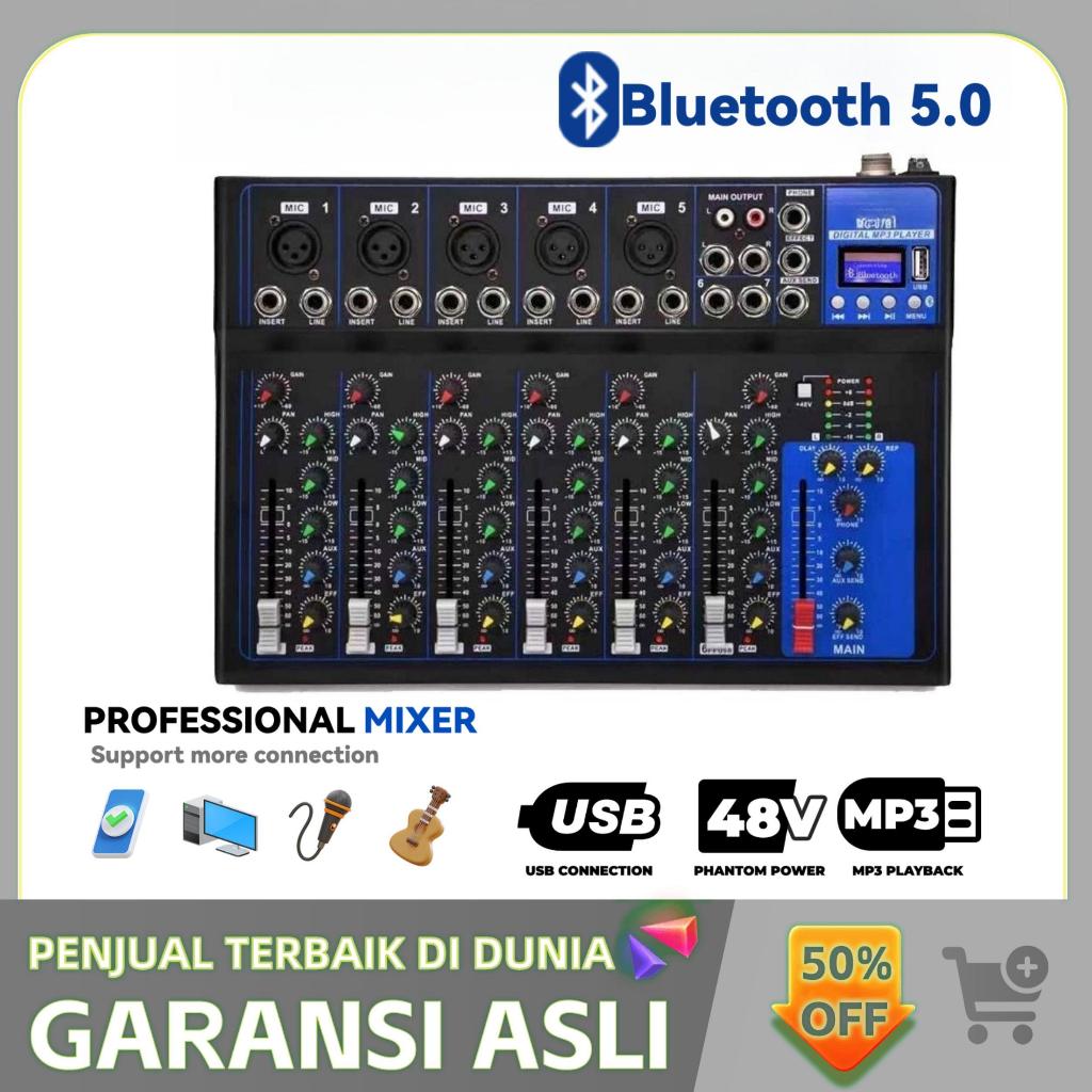 Jual AUDIO MIXER profesional 7-channel F7 Penguat sinyal USB Penguat ...