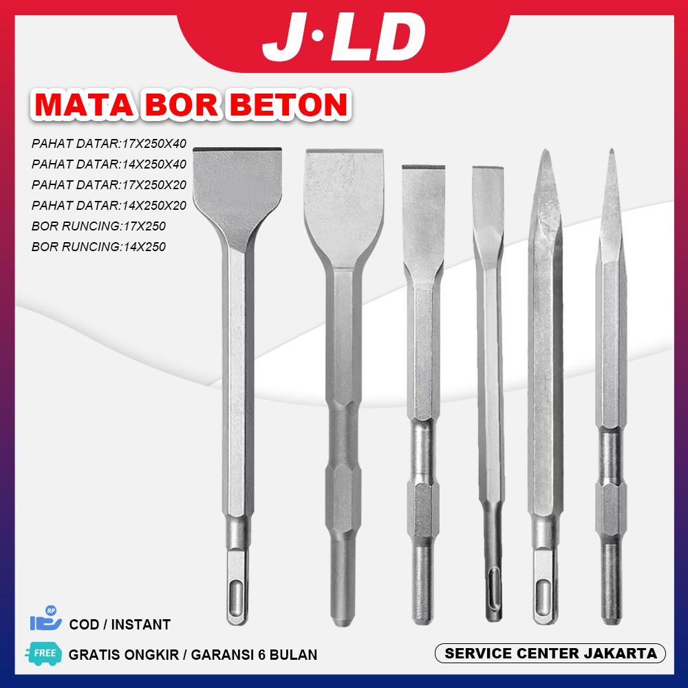 Jual JLD Mata Bor Bobok Beton Panjang Mata Bor Tembok Beton SDS Plus ...