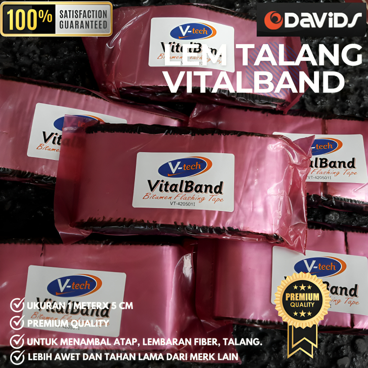 Jual Lakban Anti Bocor Waterproof Lem Atap Rumah Solasi Air Vitalband ...