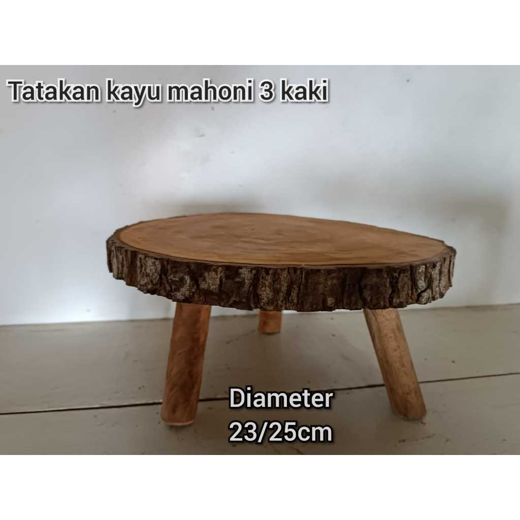 Jual tatakan kayu mahoni 3 kaki 22-25 X 10CM | Shopee Indonesia