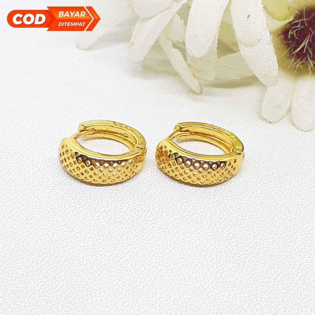 Jual mytitanium-anting xuping cantik lapis emas model kekinian wanita dewasa kwalitas terbaik ...