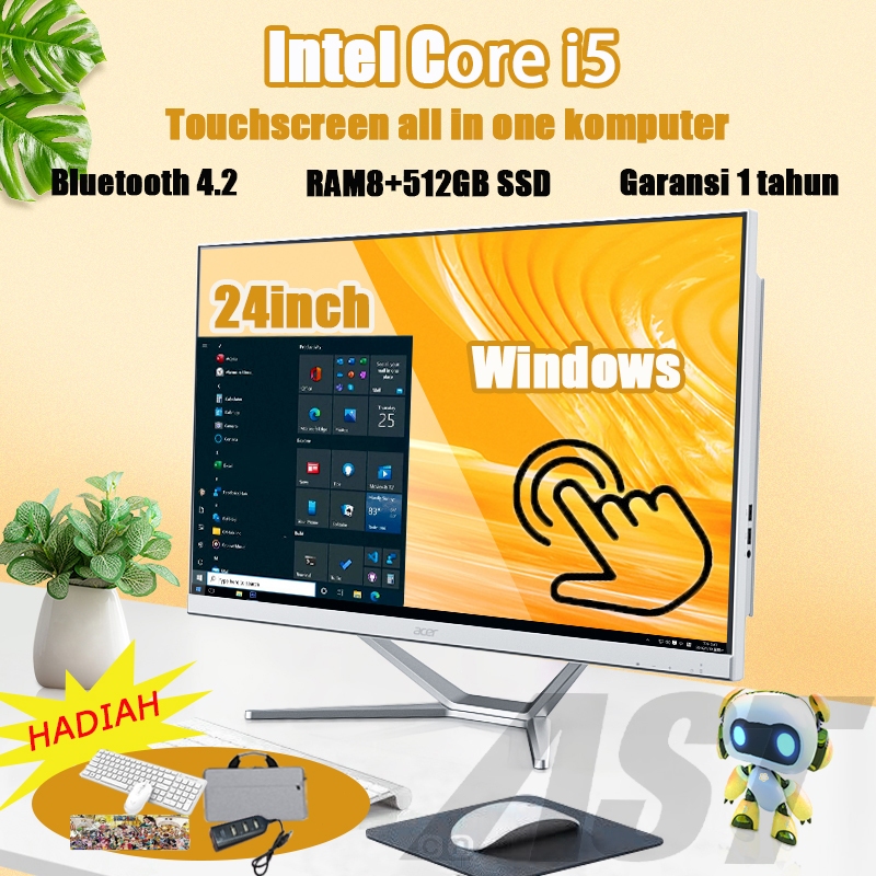 Jual Touchscreen Komputer PC All-in-One Terbaru Intel Core i5 RAM 8G ...