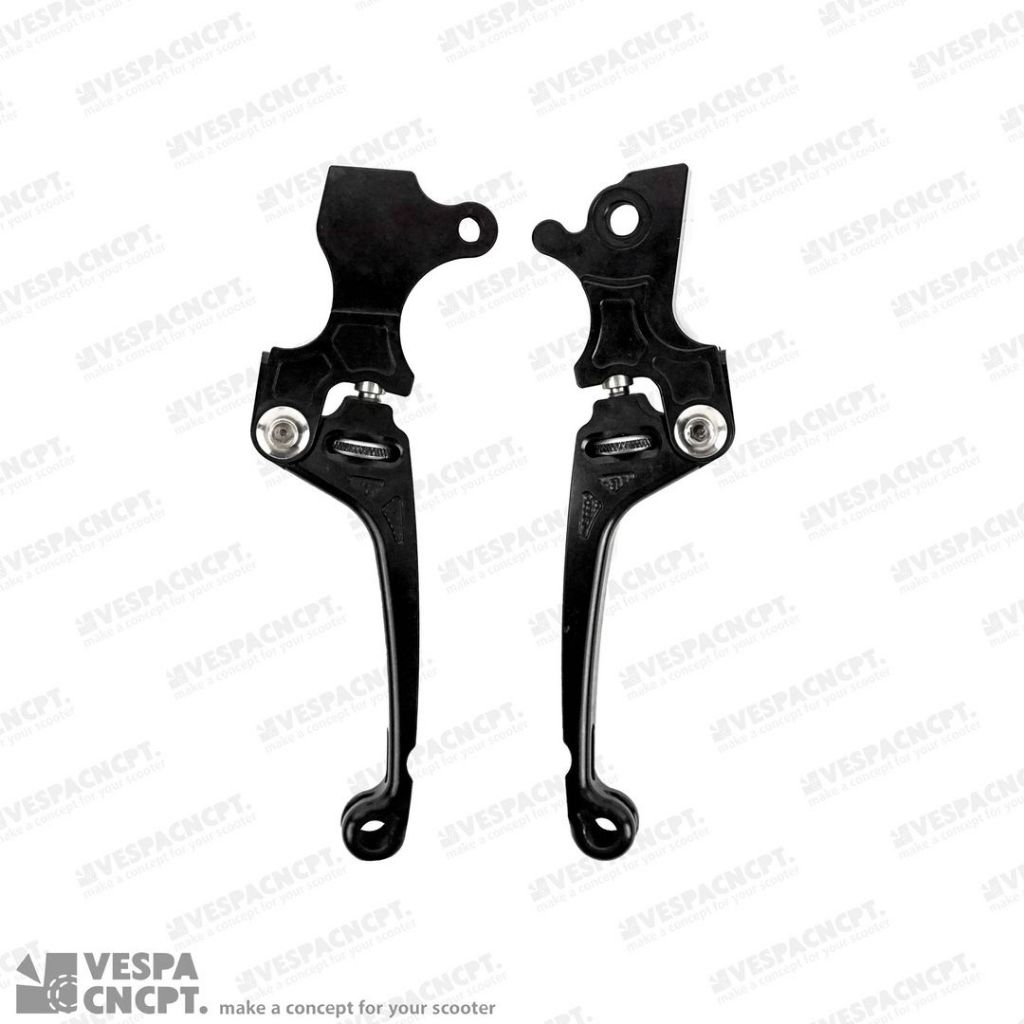 Jual Brake Lever Handle Rem Adjuster Luigy Black Vespa Sprint Primavera ...
